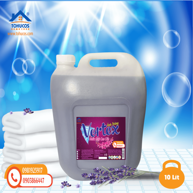 Nước giặt VORTEX (30Kg) Hương Lavender - CÔNG TY TNHH TOHUCOS